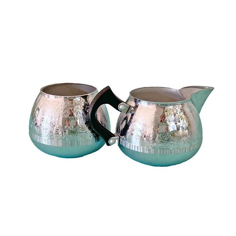 Swan Brand the Carlton Cromalin Plate Finish Milk Jug With - Etsy