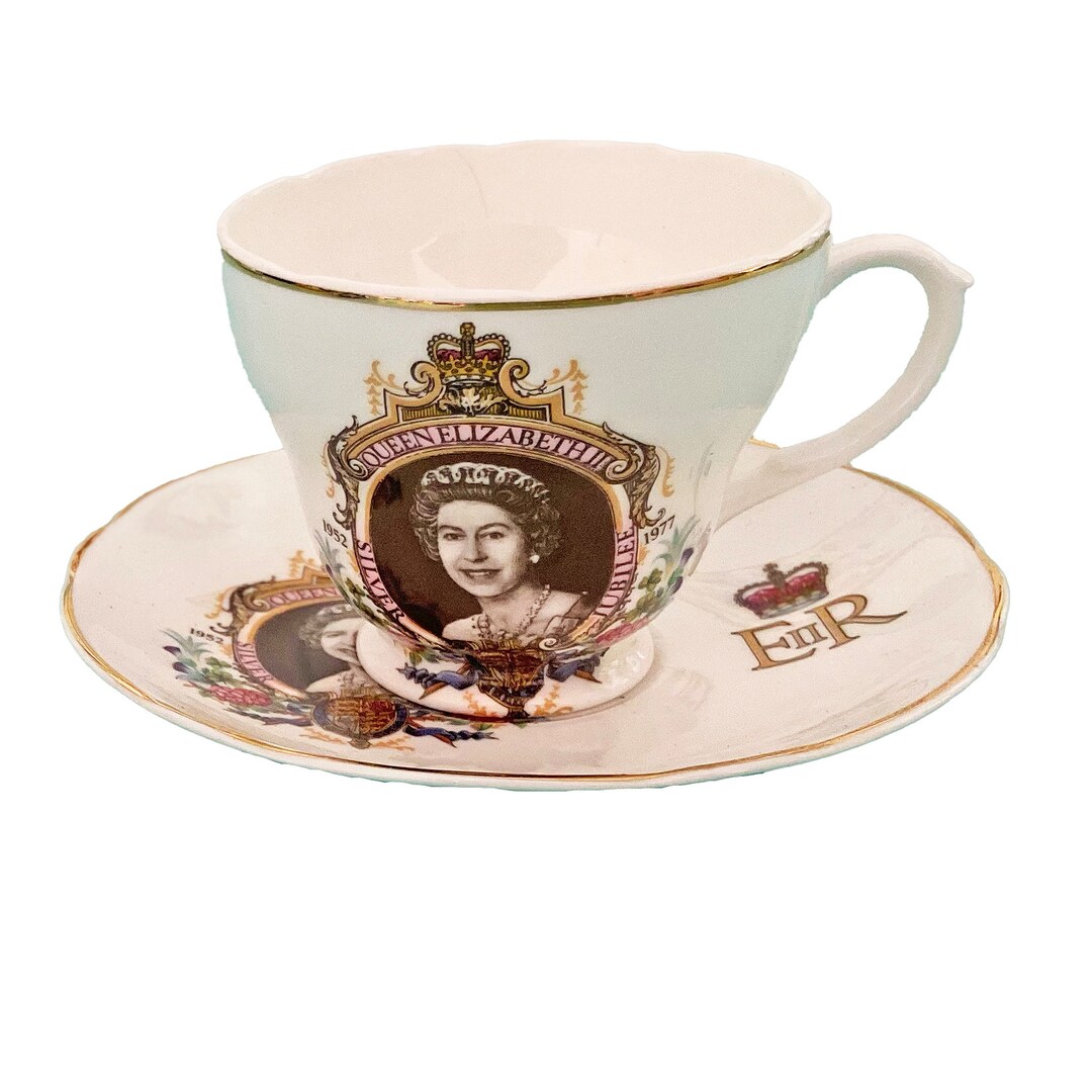 Mayfair Queen Elizabeth Silver Jubilee Collector Teacup and Saucer - Etsy