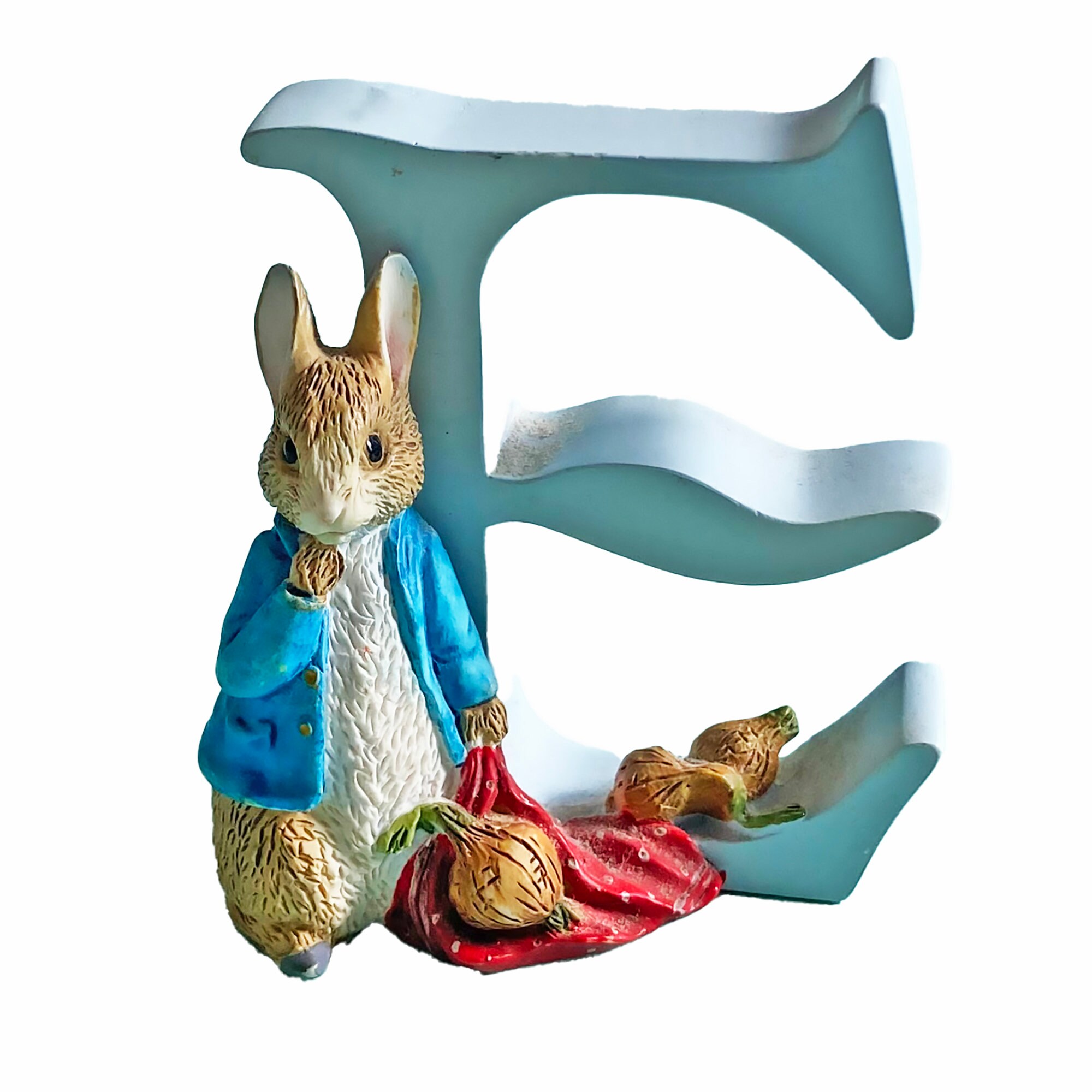 Peter Rabbit With Onions Alphabet Letter E - Etsy