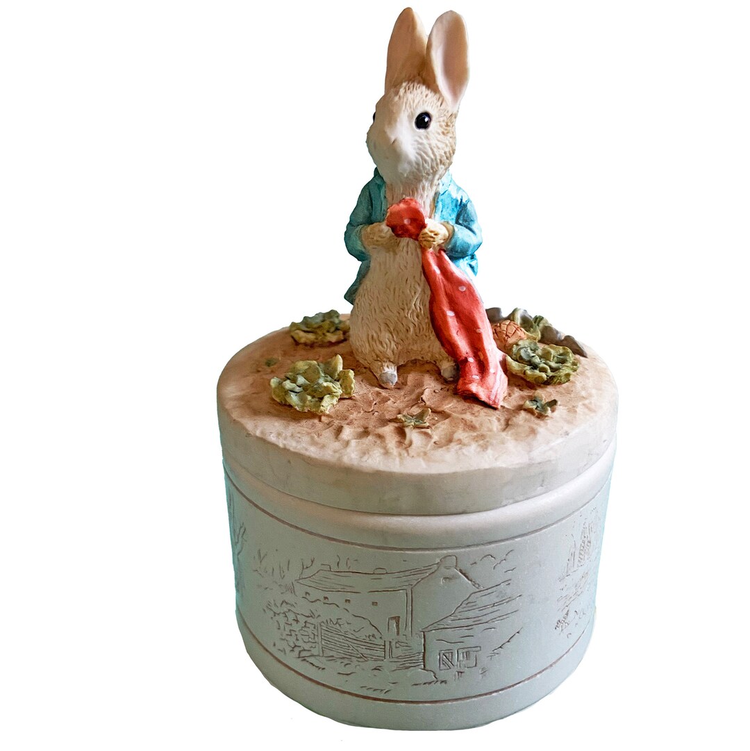 Collectors Beatrix Potter Peter Rabbit Trinket Box - F. Ware and Co. - Etsy