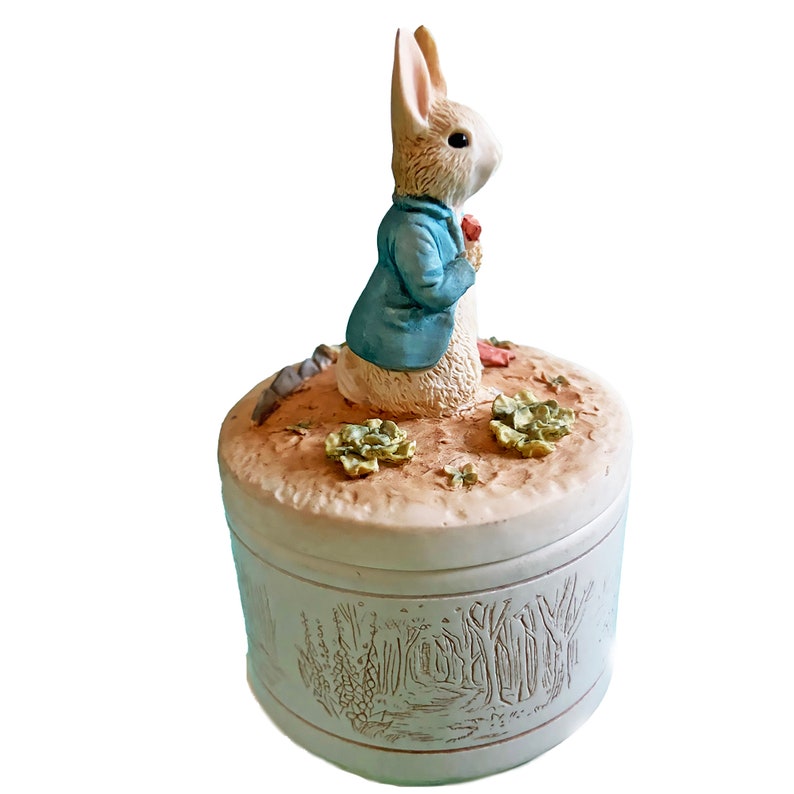 Collectors Beatrix Potter Peter Rabbit Trinket Box F. Ware and Co. - Etsy