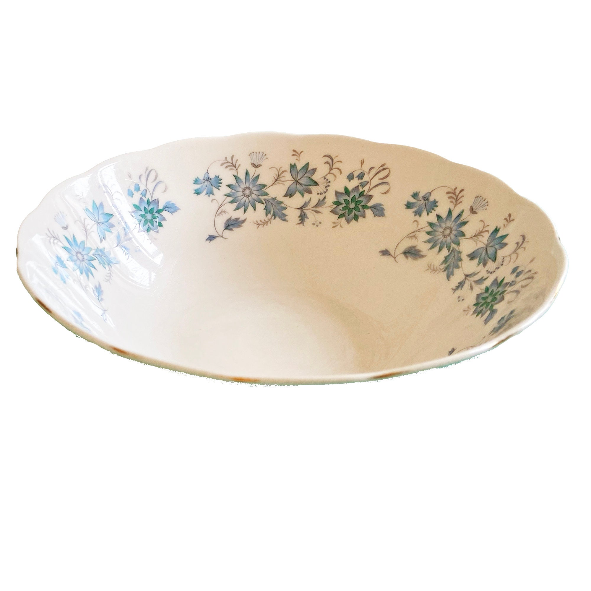 Colclough Braganza Design - 8454 With Cornflowers - Cereal/soup Bowl ...