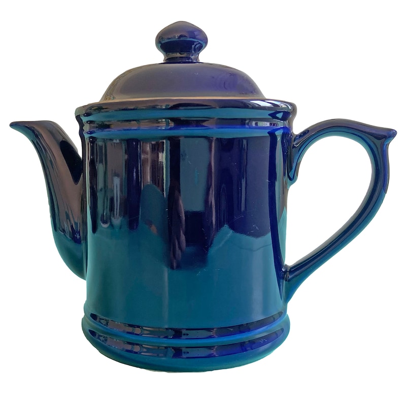 Blue Teapot - Etsy