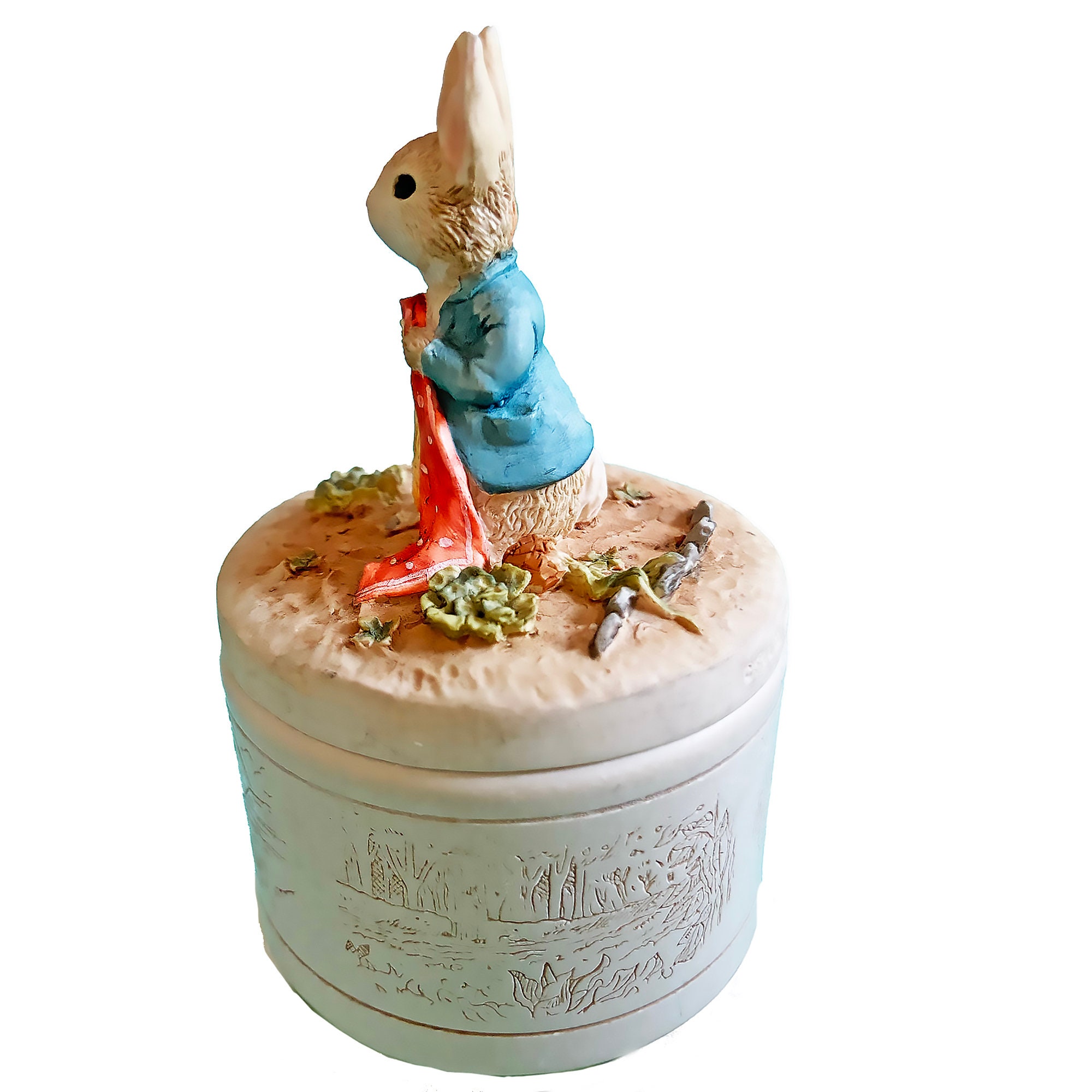 Collectors Beatrix Potter Peter Rabbit Trinket Box F. Ware and Co. - Etsy