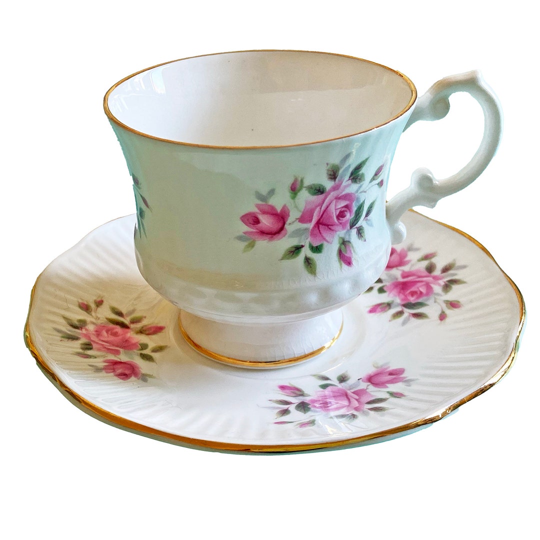 Clare Fine China Childs Teacup and Saucer - Etsy