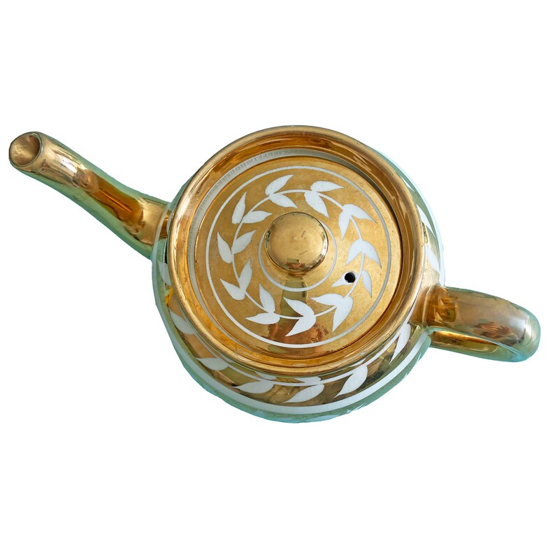 Sadler 1600 - Stunning 1940s Gold Lustre Teapot - Etsy