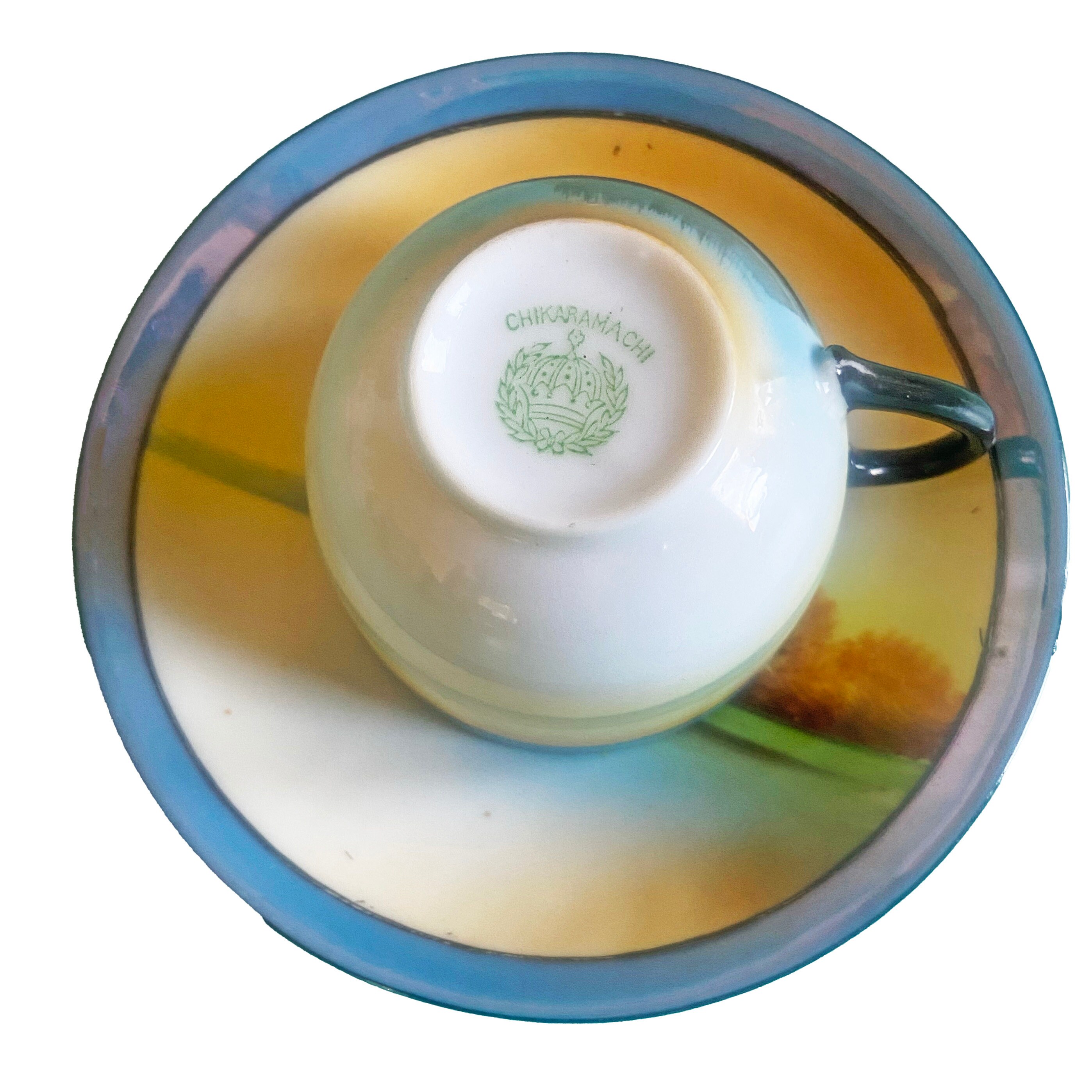 Chikaramachi Hand Painted Japanese Teacup, Saucer and Plate - Etsy