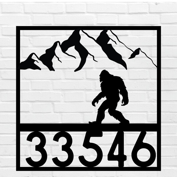 Bigfoot House Sign - Etsy