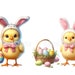 Funny Easter Chick Clipart Easter Clipart, Easter Chick Sublimation ...