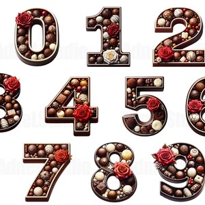 Valentines Alphabet Clipart - Valentines Alphabet Letters, Chocolate ...