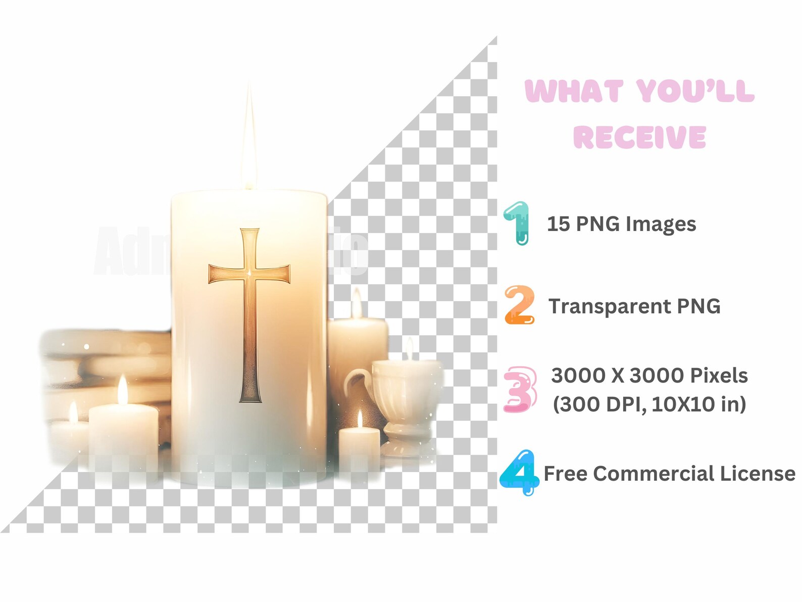 Watercolor Holy Religious Clipart, Holy Religious PNG, Jesus, Cross ...