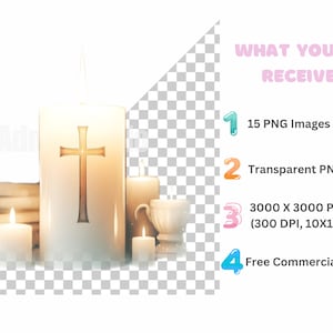 Watercolor Holy Religious Clipart, Holy Religious PNG, Jesus, Cross ...
