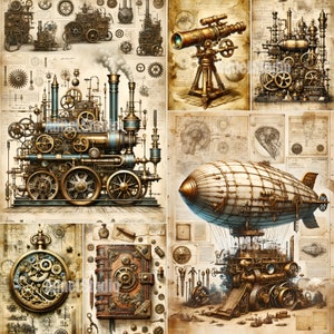 Vintage Steampunk Junk Journal, Victorian Junk Journal, Steampunk ...
