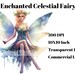 Enchanted Celestial Fairy Clipart - Watercolor Eternal Celestial Fairy ...