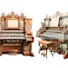 Vintage Church Pipe Organ Clipart Watercolor Vintage Church - Etsy