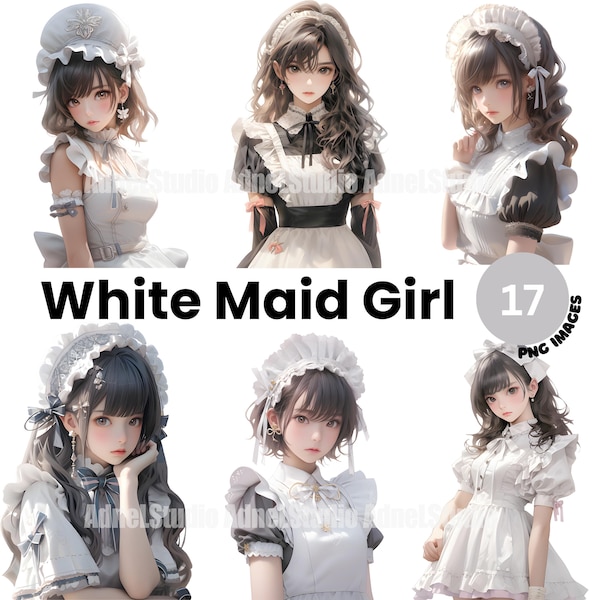 Maid Anime Stickers - Etsy UK