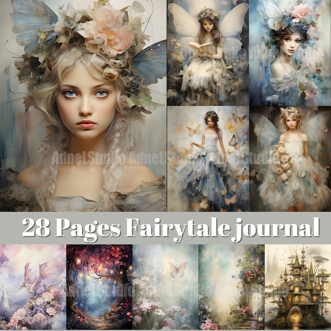 Fairytale Junk Journal Printable Forest Fairy Journal Pages - Etsy ...