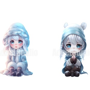 Frozen Gnome Clipart - Winter Gnome Clipart, Fantasy Art Clipart ...