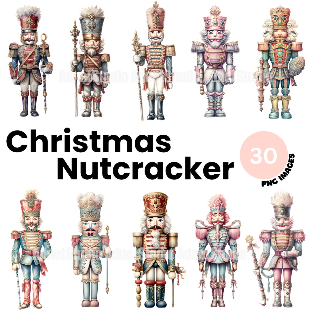 Watercolor Christmas Nutcracker Clipart - Christmas Nutcracker PNG ...