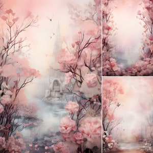 Pink Fairy Forest Junk Journal, Printable Fairytale Journal Pages ...