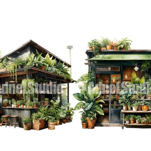 Small Plant Store Clipart - Plant Shop Clipart, Plant Clipart ...