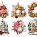 Christmas Decoration Clipart Bundle - Watercolor Christmas Ornaments ...