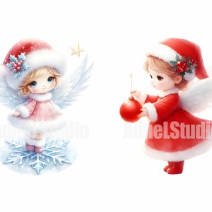 Cute Christmas Angel Clipart, Cute Christmas Clipart, Christmas ...