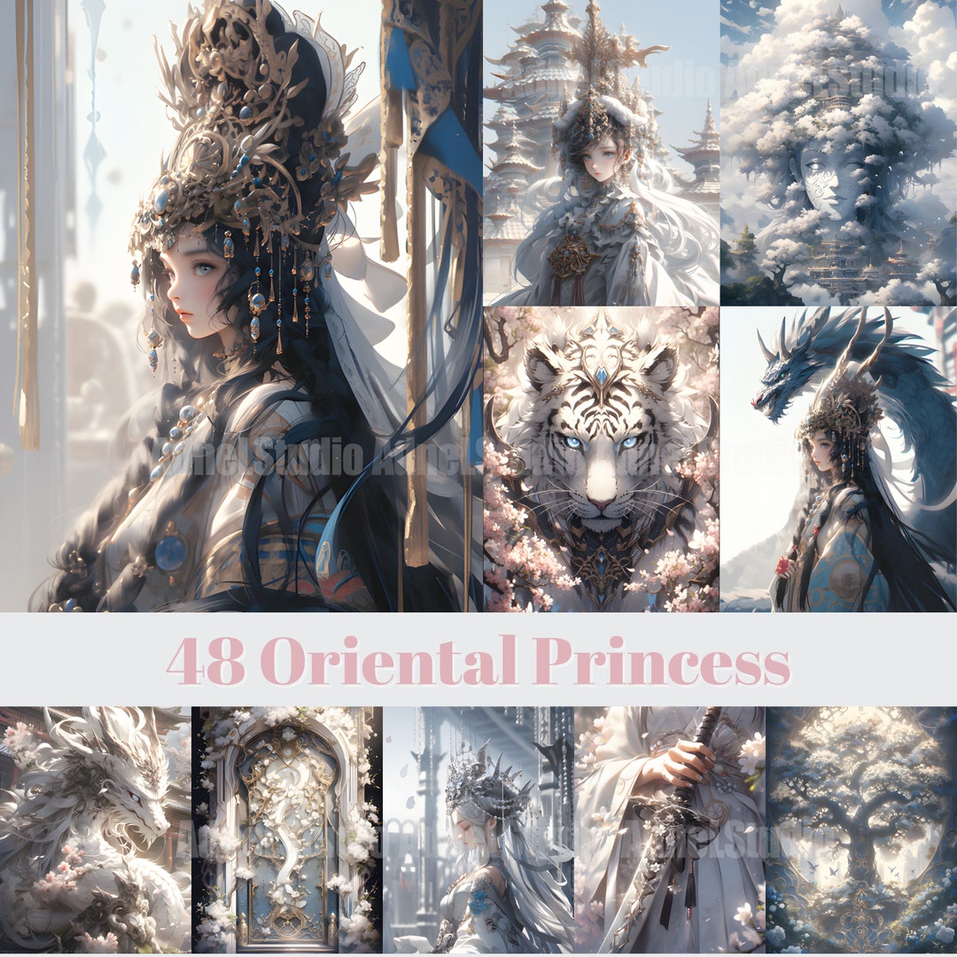 Oriental Princess Junk Journal, Printable Princess Journal Page ...