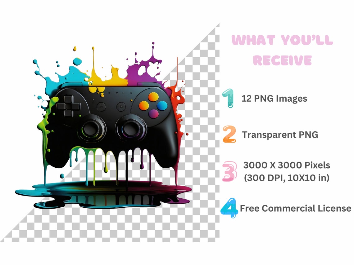 Game Controller Clipart - 12 High Quality PNG, Melt Controller Clipart ...