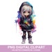 Color Splash Girl Clipart Hip Hop Girl PNG Blond Hair Girl - Etsy