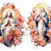 Watercolor Virgin Mary Playing Clipart Playing Virgin Mary Png, Our ...