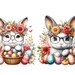 Easter Bunny With Glasses Clipart - Easter Clipart, Easter Bunny ...