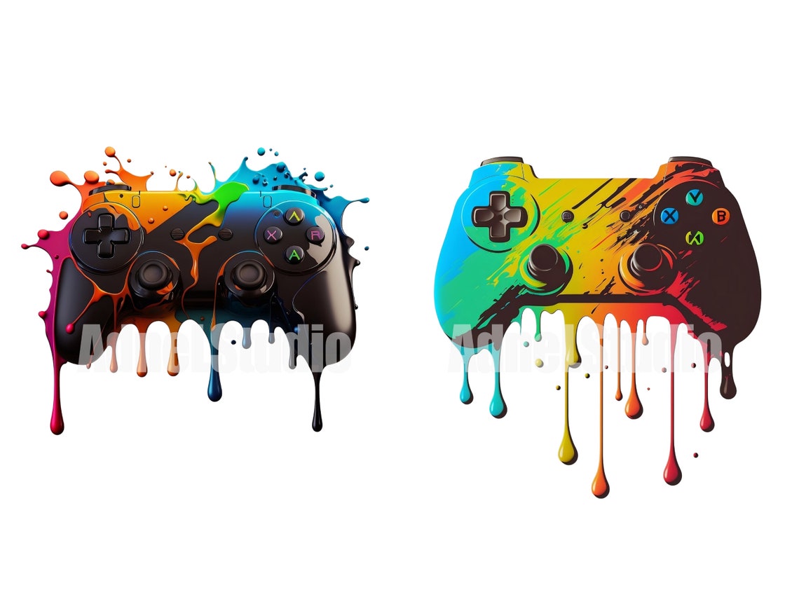 Game Controller Clipart - 12 High Quality PNG, Melt Controller Clipart ...