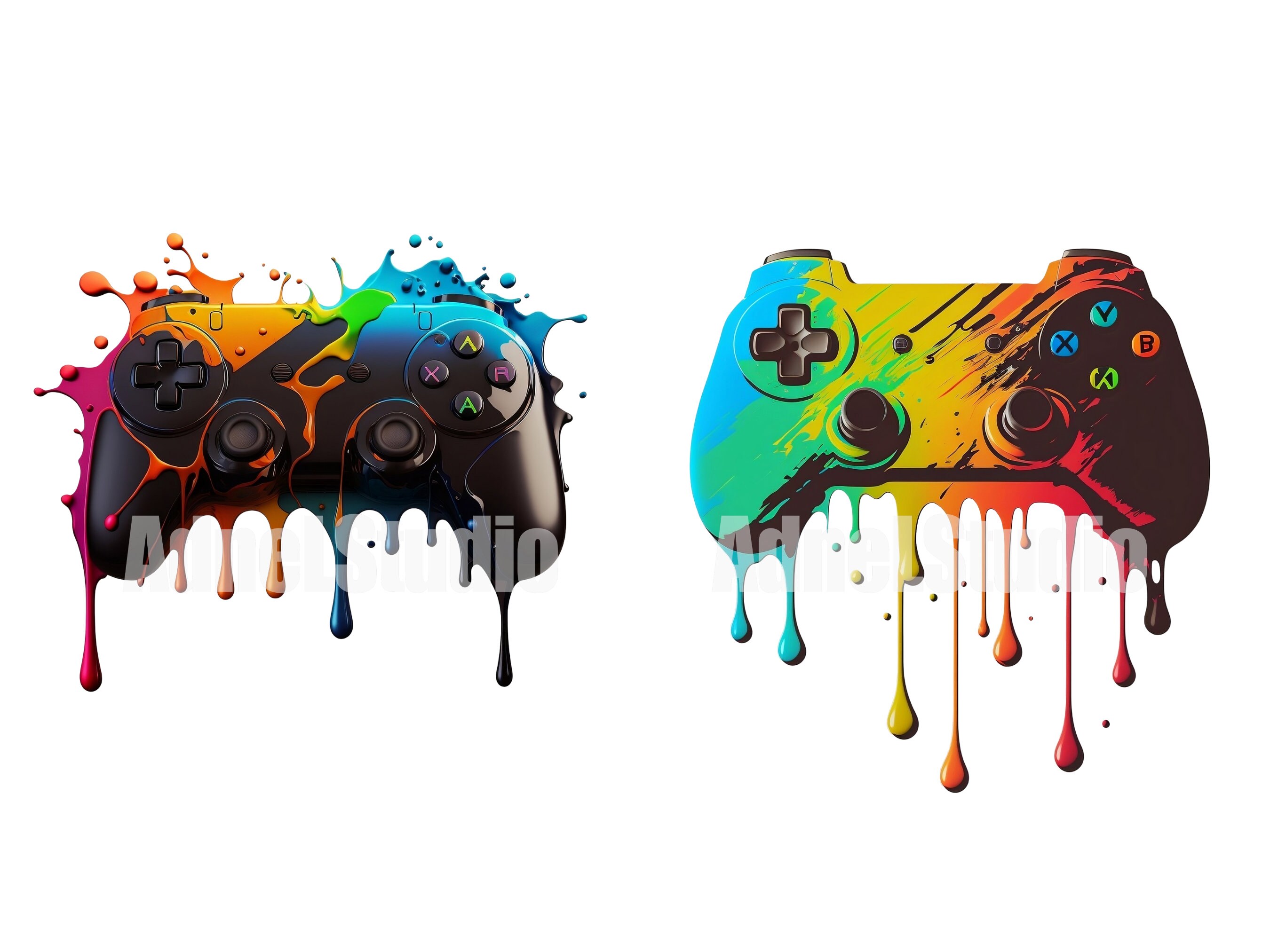 Game Controller Clipart - 12 High Quality PNG, Melt Controller Clipart ...