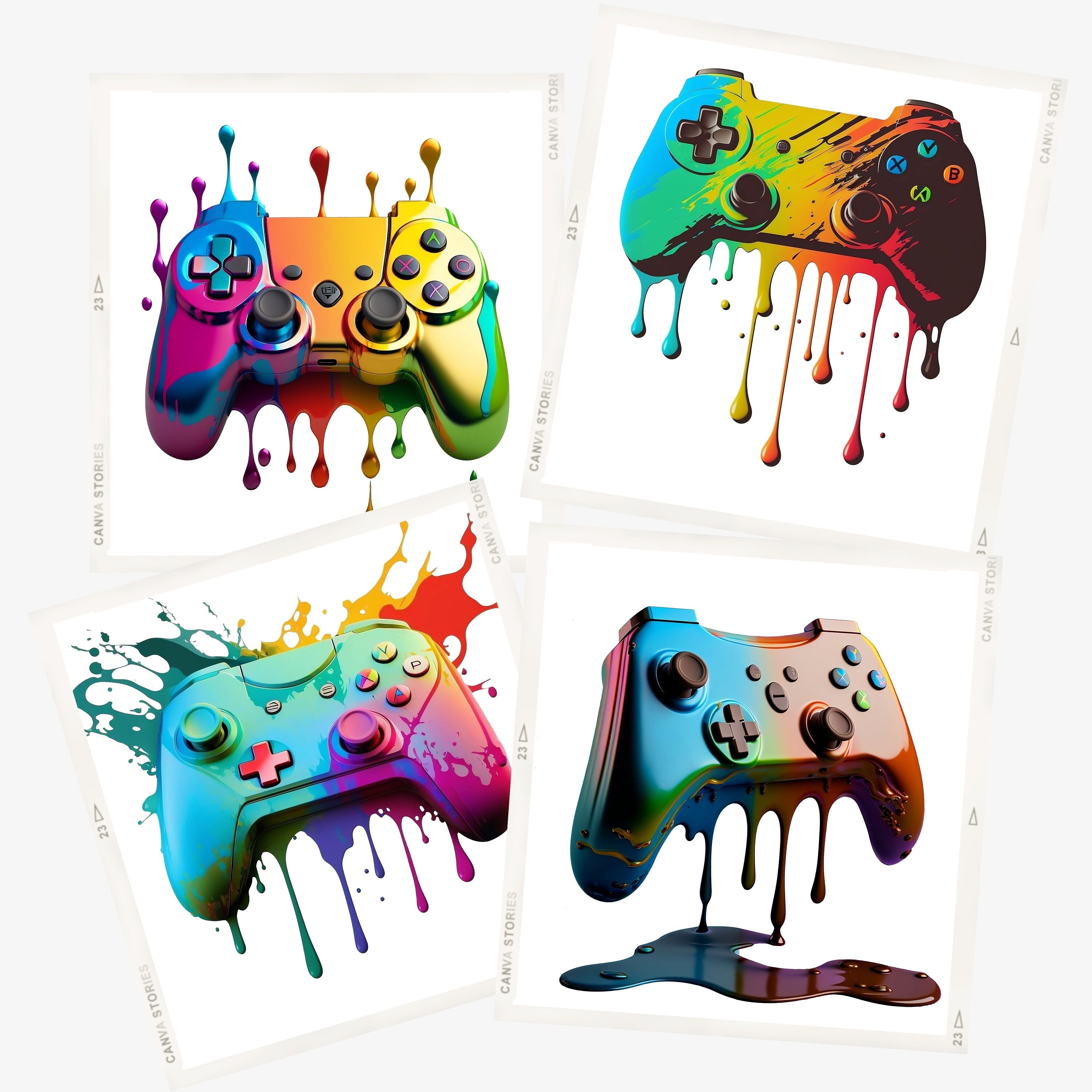 Game Controller Clipart 12 High Quality JPG Game Controller - Etsy