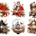 Christmas Decoration Clipart Bundle - Watercolor Christmas Ornaments ...