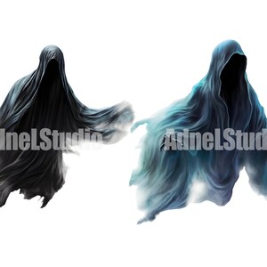 Halloween Specter Clipart - Watercolor Halloween Spooky Clipart ...