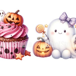 Cute Spooky Halloween PNG, Spooky Halloween Clipart, Kawaii Halloween ...