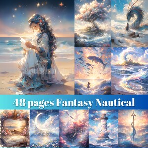 Fantasy Nautical Junk Journal Bundle, Nautical Fantasy Junk Journal ...
