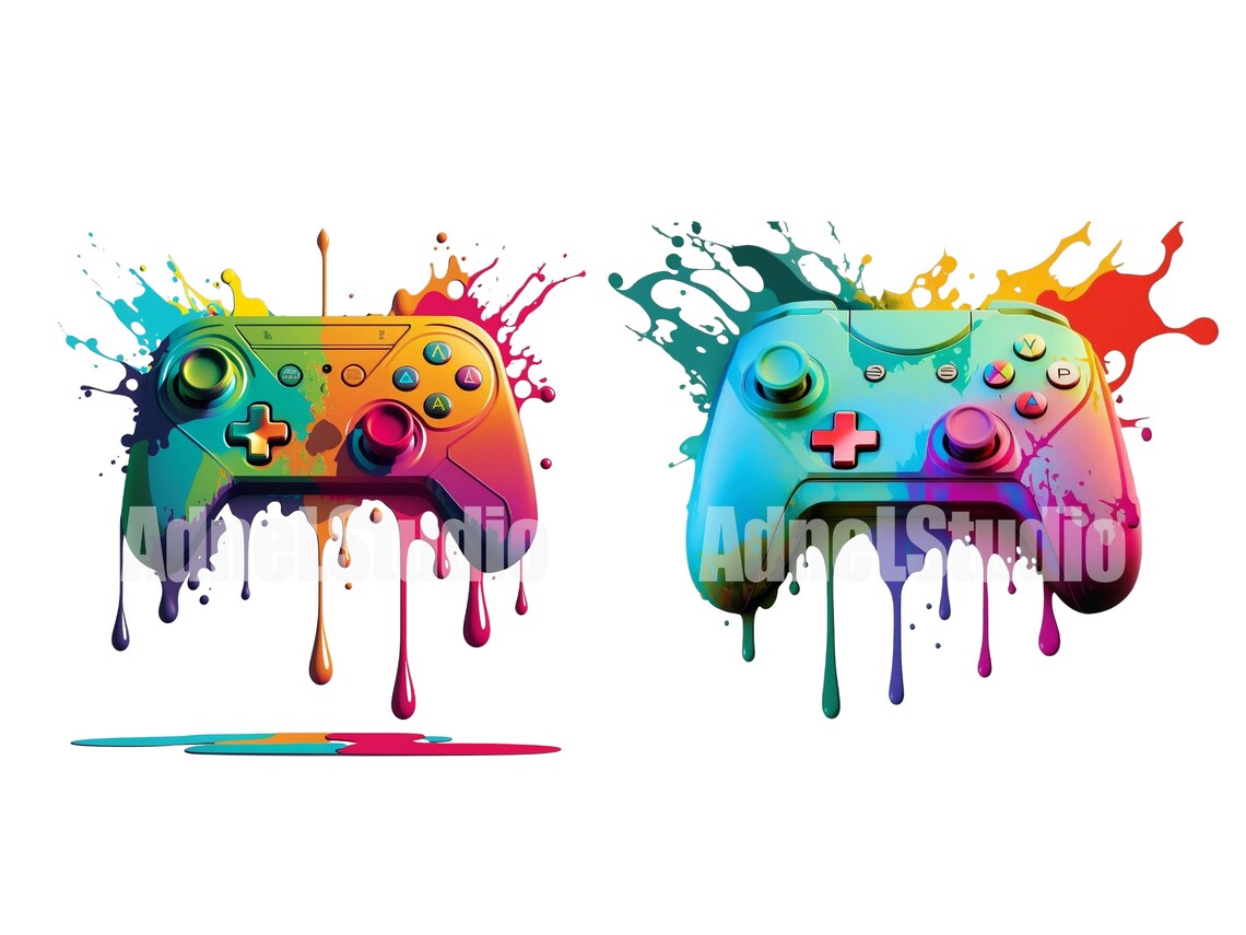 Game Controller Clipart - 12 High Quality PNG, Melt Controller Clipart ...