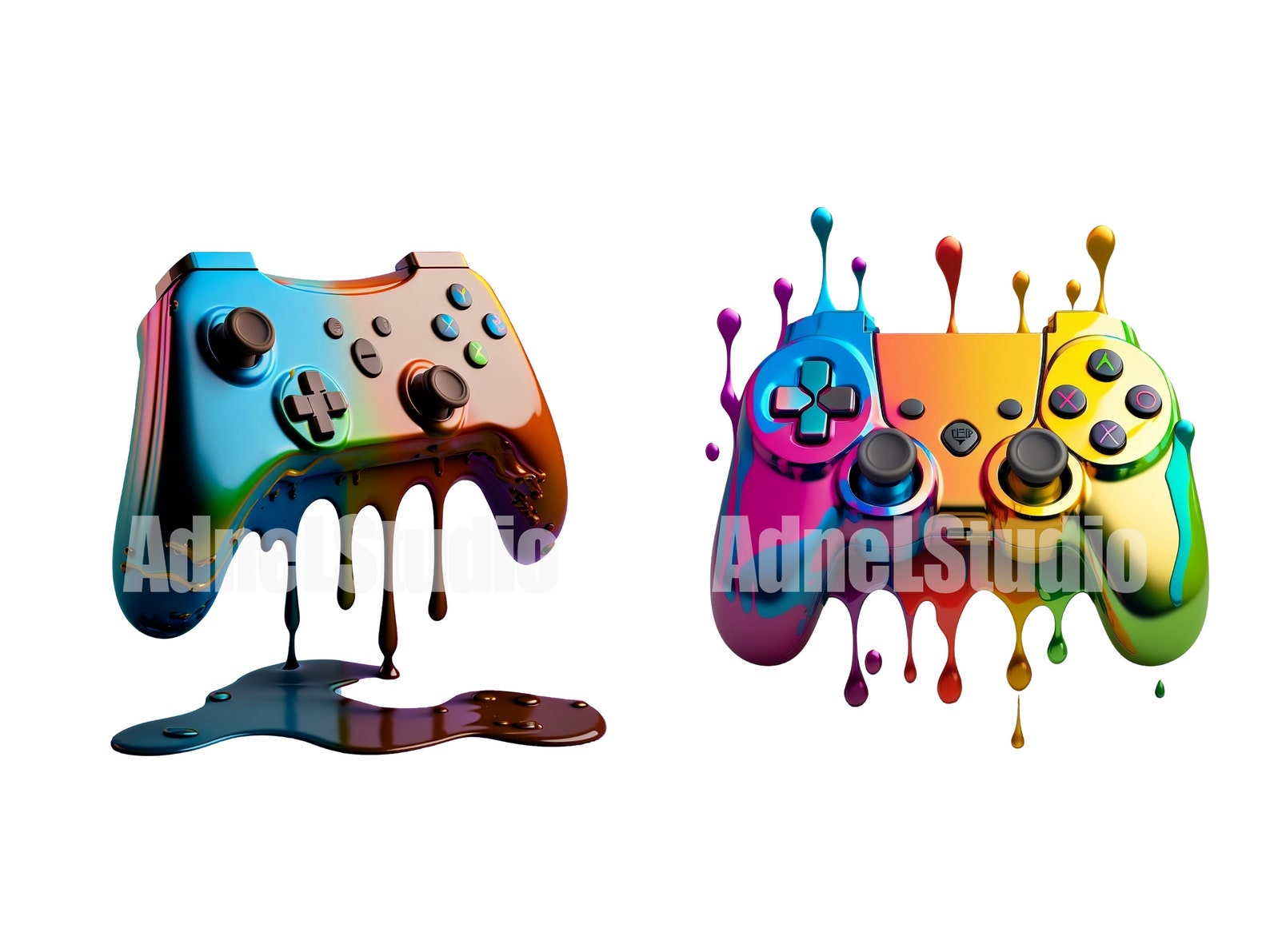 Game Controller Clipart - 12 High Quality PNG, Melt Controller Clipart ...