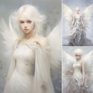 Mystical Ethereal Fairy Junk Journal, Celestial Fairy Prints for Home ...