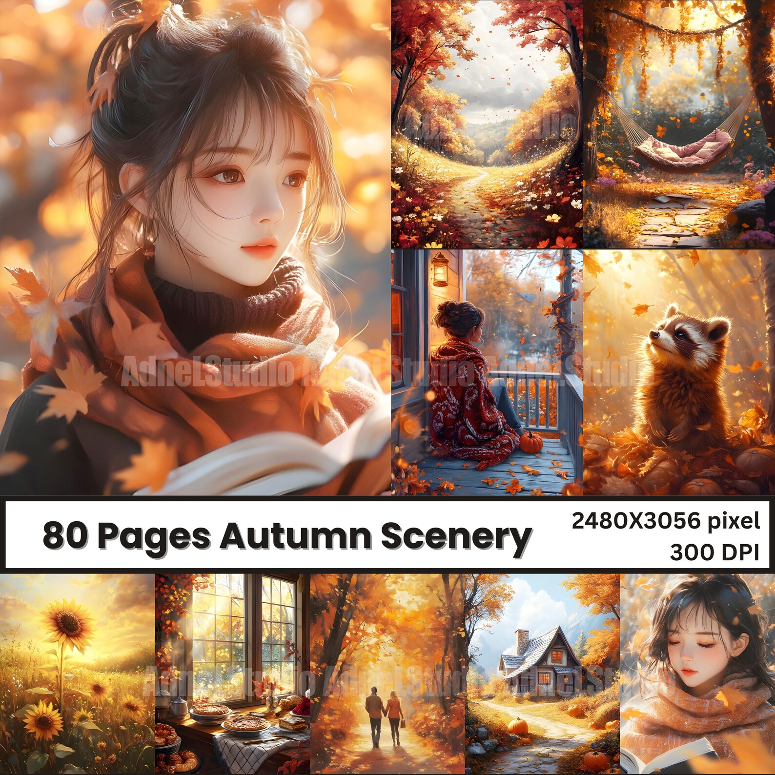Cozy Autumn Scenery Junk Journal, Cozy Fall Art Prints, Cozy Autumn ...