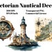 Watercolor Nautical Decor Clipart Victorian Nautical Decoration Clipart ...