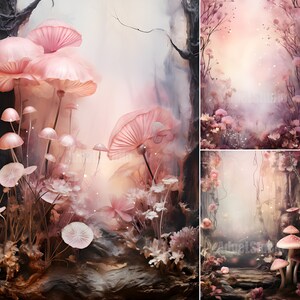 Pink Fairy Forest Junk Journal, Printable Fairytale Journal Pages ...