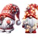 Red Christmas Gnomes Clipart, Winter Holidays, Red Gnome Christmas ...