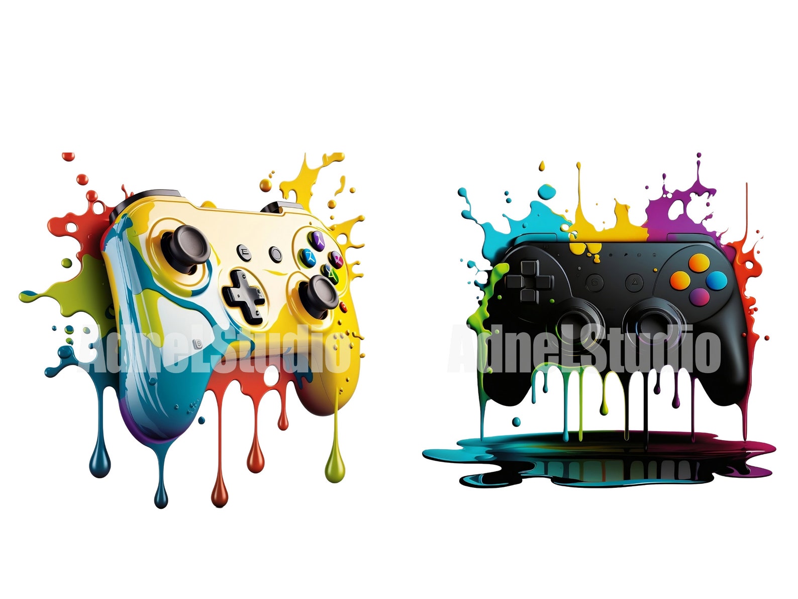 Game Controller Clipart - 12 High Quality PNG, Melt Controller Clipart ...