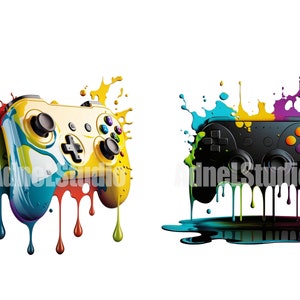 Game Controller Clipart - 12 High Quality PNG, Melt Controller Clipart ...