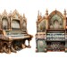 Vintage Church Pipe Organ Clipart Watercolor Vintage Church - Etsy