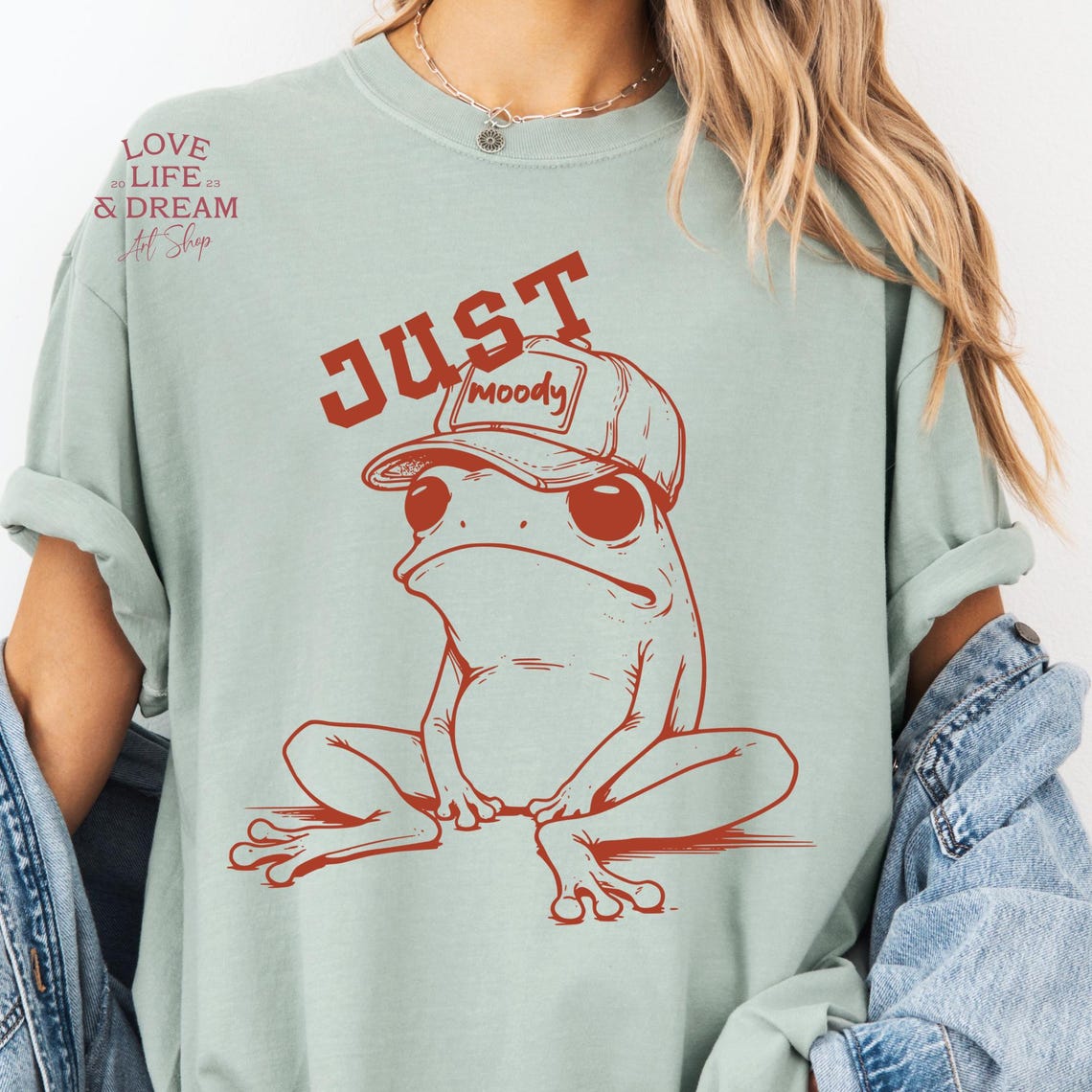 Just Moody Frog PNG, Sarcastic Animal Quote Clipart (digital Download ...